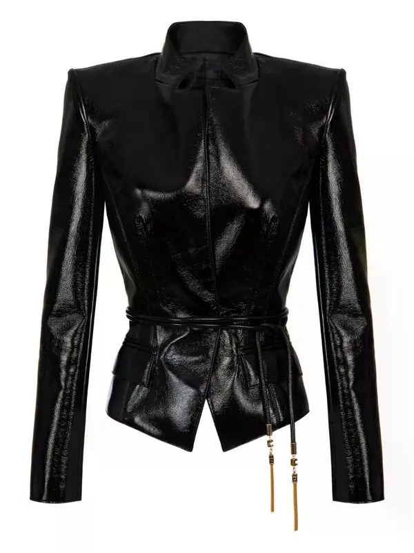 Elisabetta Franchi Belted Tassel Jacket