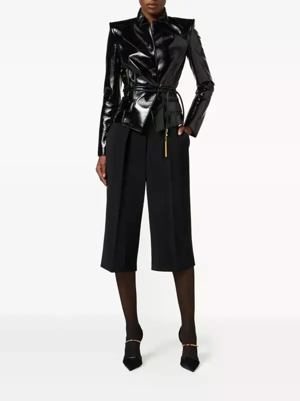Elisabetta Franchi Belted Tassel Jacket