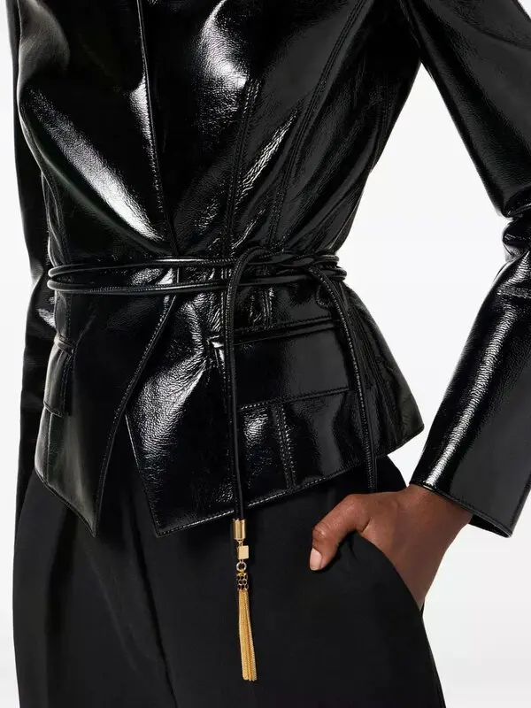 Elisabetta Franchi Belted Tassel Jacket