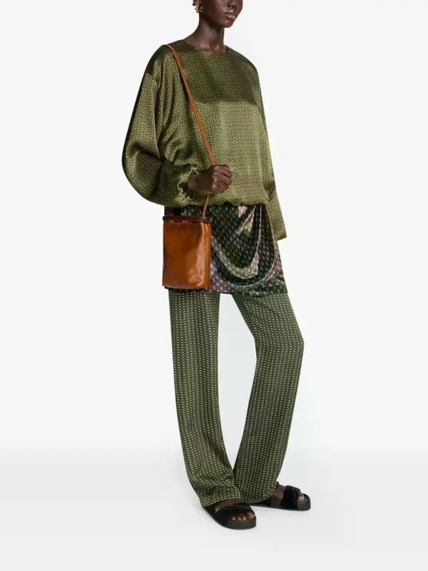 Dries Van Noten Leather Top-handle Mini Bag
