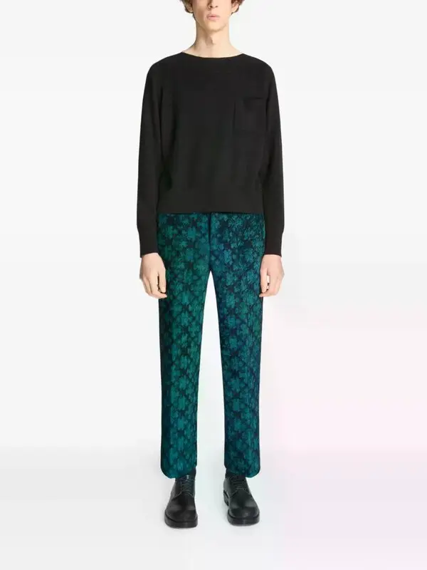 Dries Van Noten Jacquard Trousers