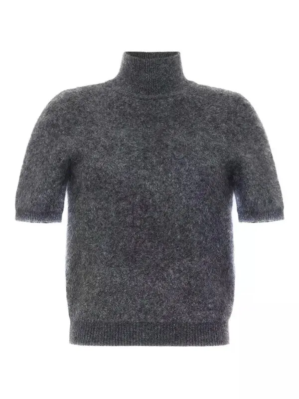 Adam Lippes Ari Brushed-cashmere Top - Grey