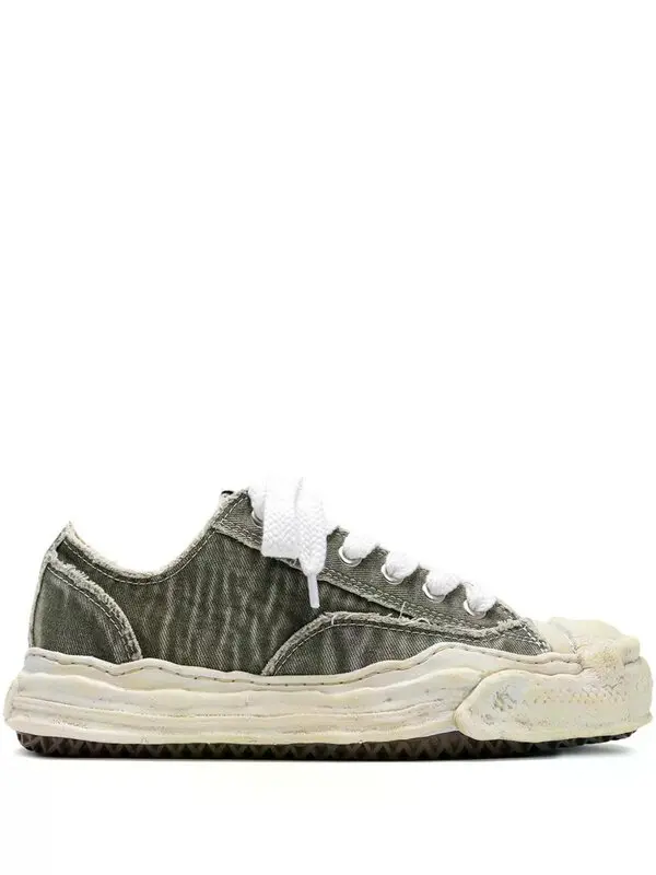 Mihara Yasuhiro Hank Denim Low-top Sneakers - Grey
