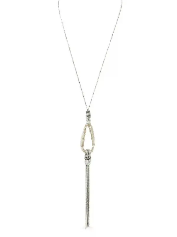 Peserico Tassel Faux-pearl Necklace - Neutrals