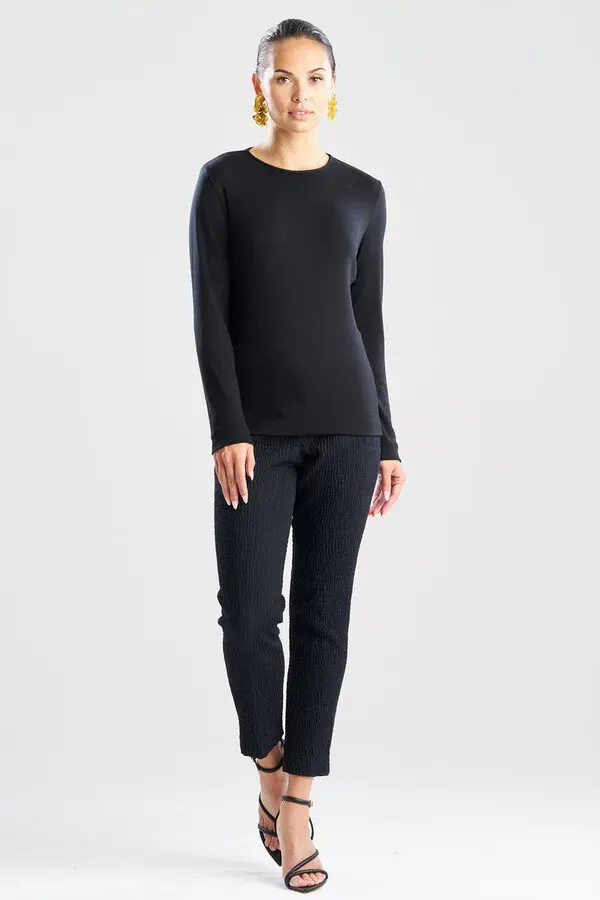 Natori Layering Jersey Long Sleeve Crew Neck