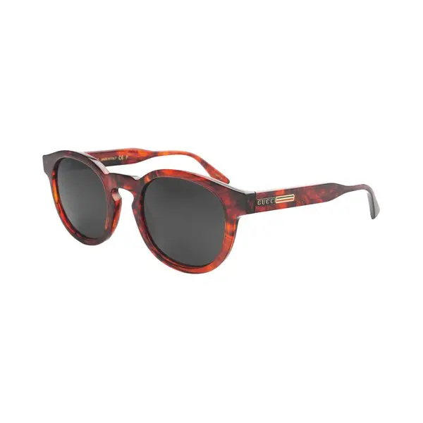 Gucci Round Frame Sunglasses - Brown