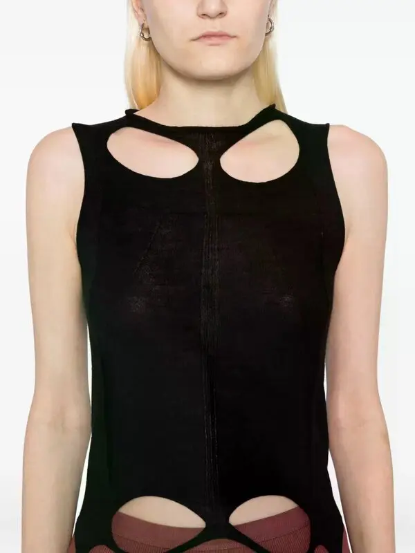 Rick Owens Slashed Sl Pull Vest