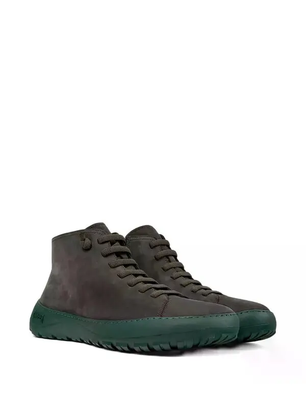 Camper Peu Lace-up Leather Ankle Boots