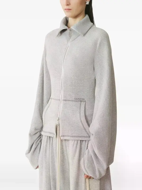 LANVIN Cotton Gathered-cuff Jacket