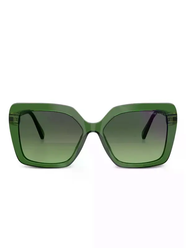 SWAROVSKI Crystal-embellished Sunglasses - Green
