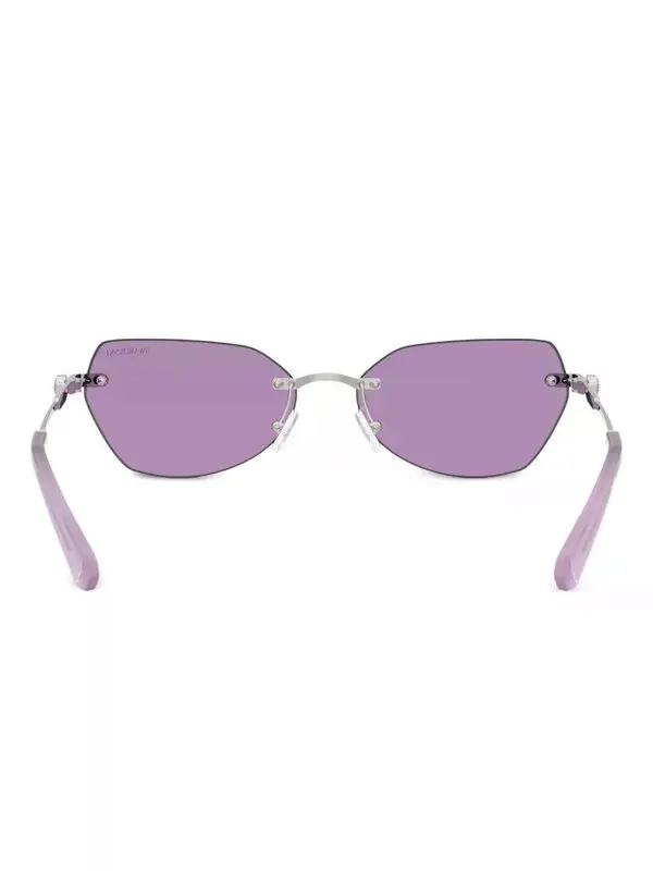 SWAROVSKI Crystal Embellished Rimless Sunglasses