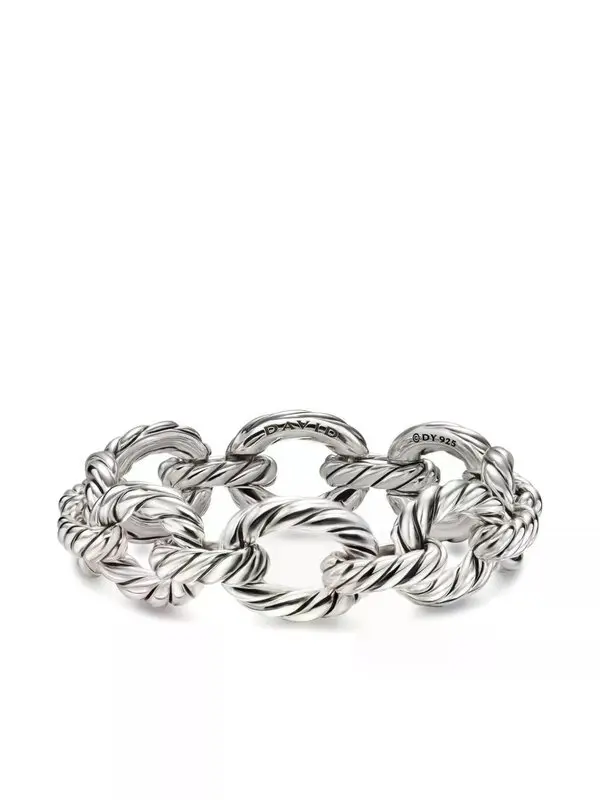 David Yurman Sterling Oval-link Bracelet - Silver