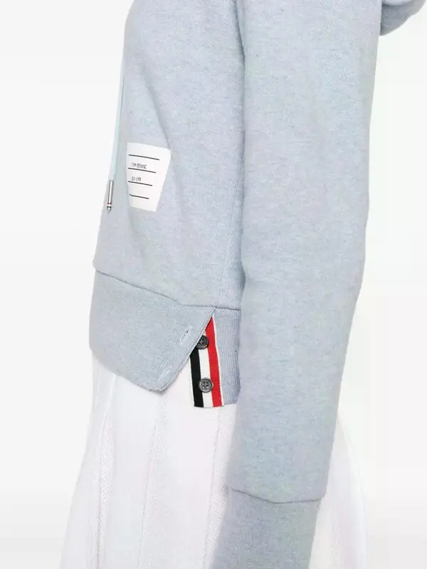 Thom Browne Logo-patched Hoodie