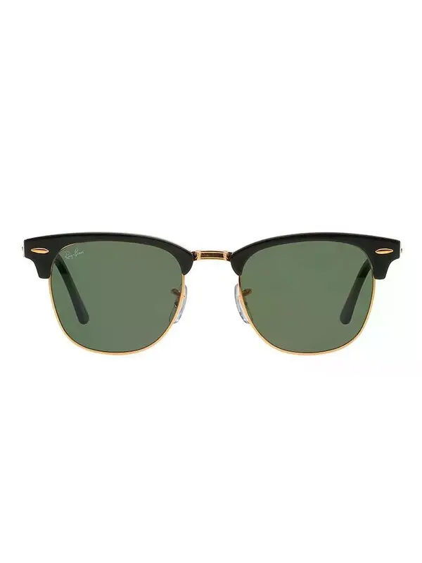 Ray-ban Clubmaster Classic Square-frame Sunglasses - Black