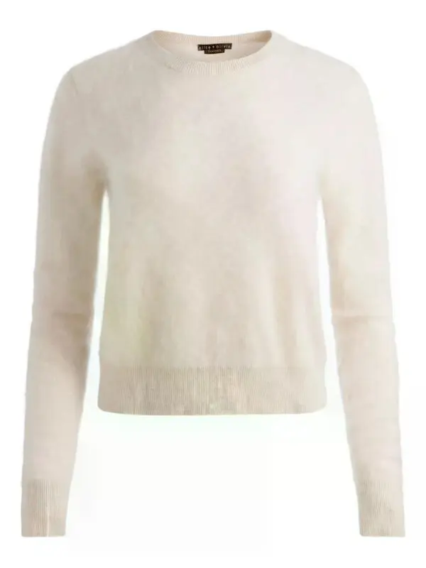 Alice + Olivia Carolee Crew-neck Sweater - Neutrals