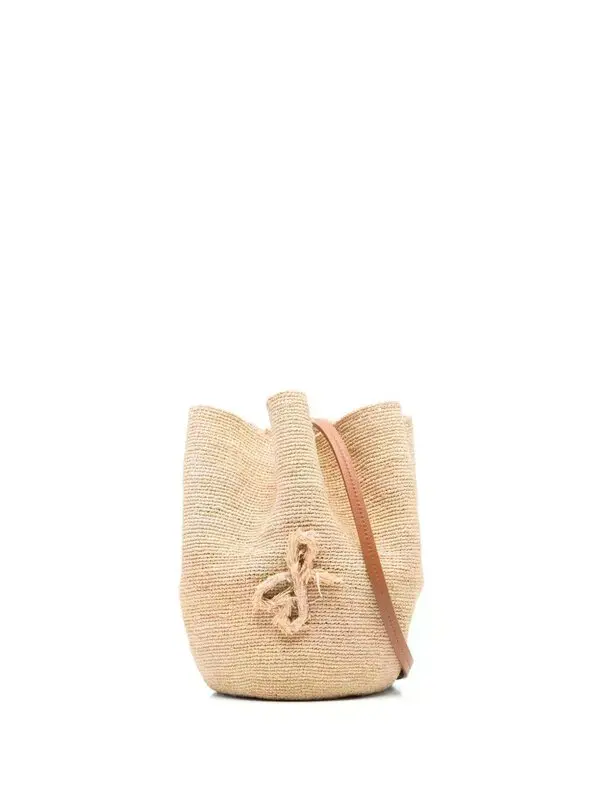Ruslan Baginskiy Woven Monogram Shoulder Bag - Neutrals