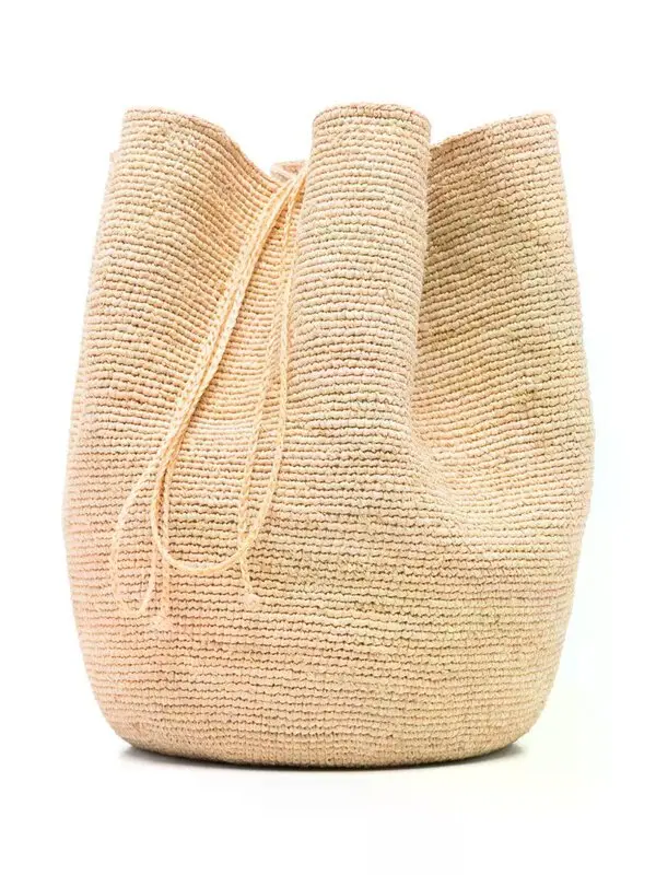 Ruslan Baginskiy Woven Monogram Shoulder Bag - Neutrals