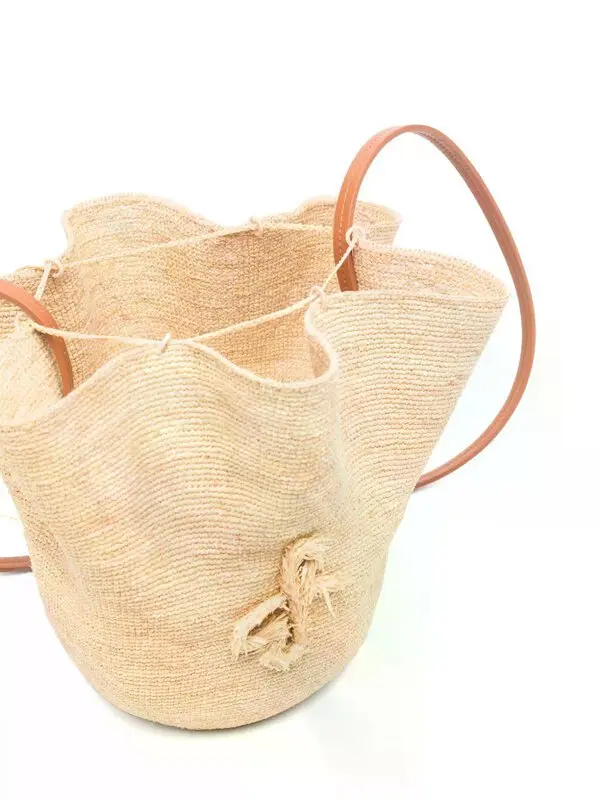 Ruslan Baginskiy Woven Monogram Shoulder Bag - Neutrals