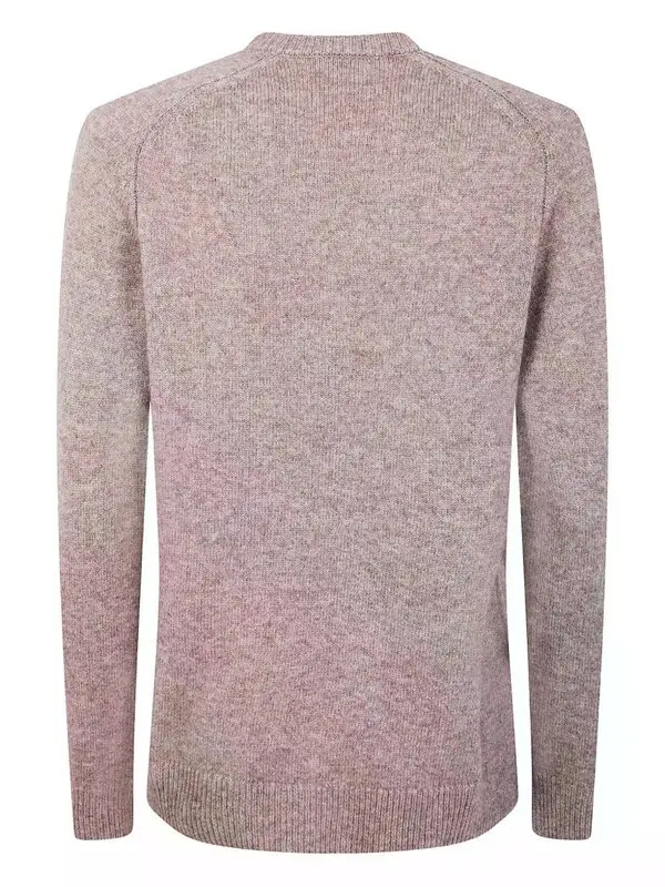 Aspesi V-neck Wool-cashmere Blend Top