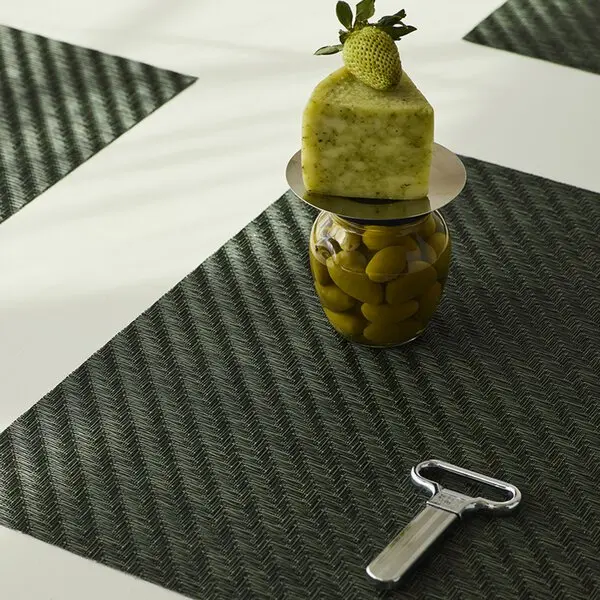 CHILEWICH Foxtail Rectangular Placemat - Thyme