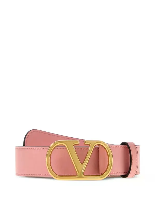 Valentino Garavani V-logo Signature Belt - Pink