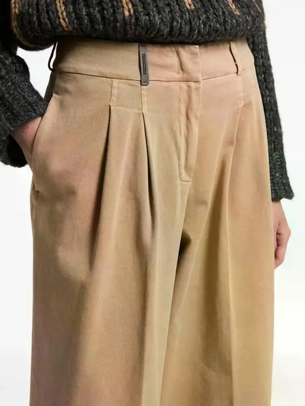 Peserico Pleated Wide Leg Trousers