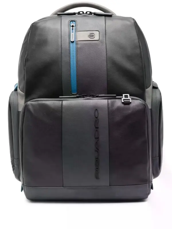 PIQUADRO Panelled Backpack - Grey