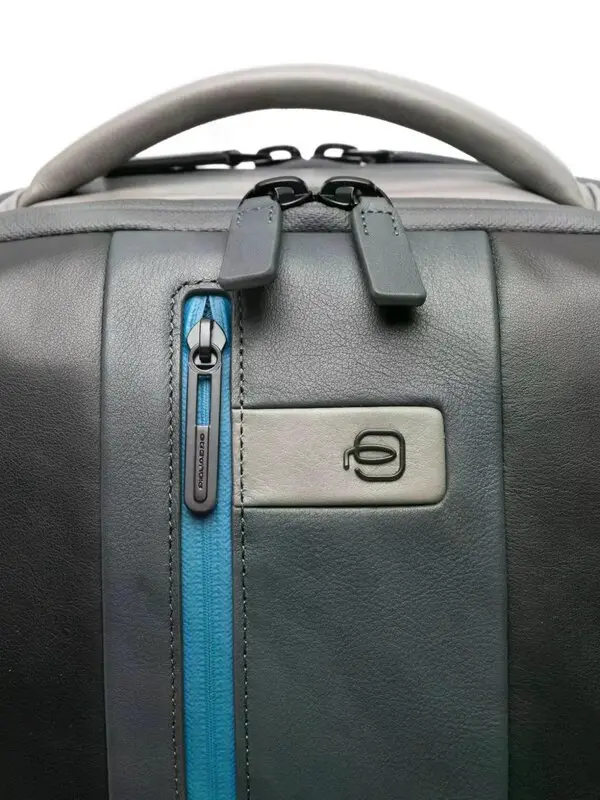 PIQUADRO Panelled Backpack - Grey