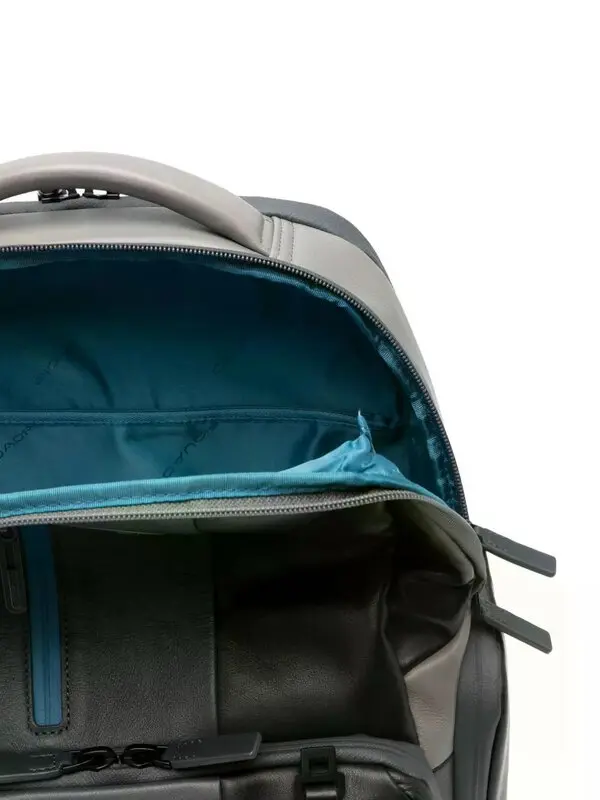 PIQUADRO Panelled Backpack - Grey