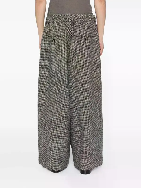 UMA WANG Houndstooth Trousers