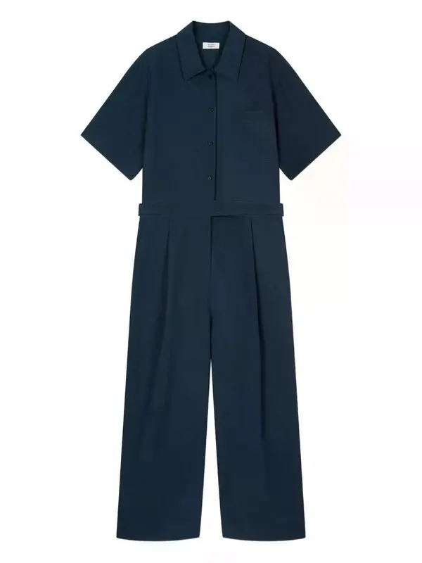 STUDIO TOMBOY Pocket Belted Jumpsuit - Green