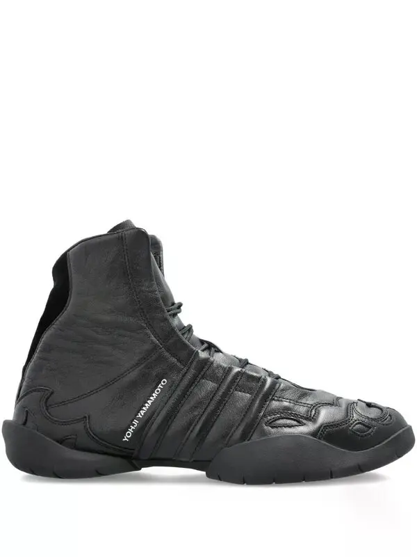 Y3 Regu 2002 Hi Sneakers - Black