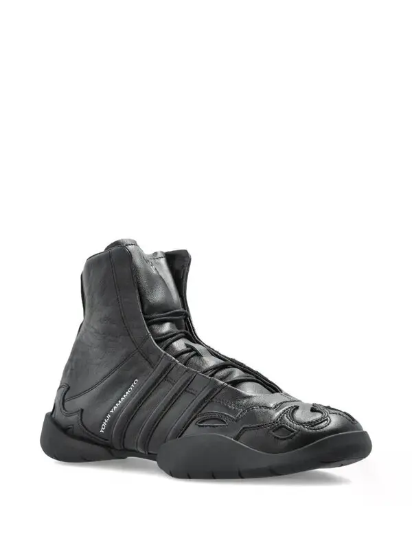 Y3 Regu 2002 Hi Sneakers - Black
