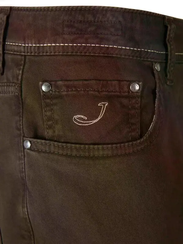 Jacob Cohen Logo-patch Denim Jeans
