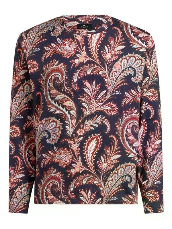 Etro Paisley Long-sleeved T-shirt