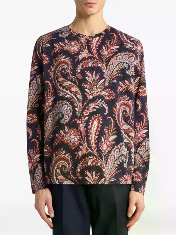 Etro Paisley Long-sleeved T-shirt