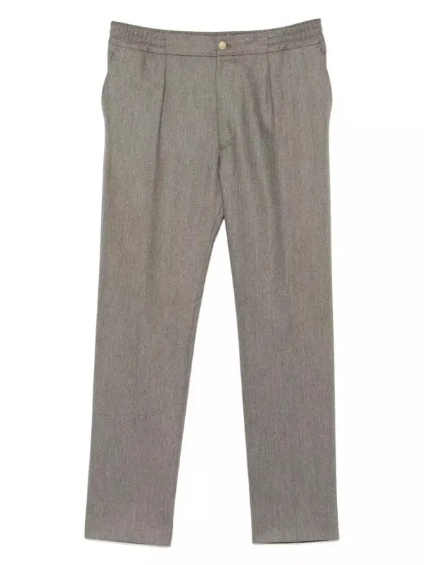 FURSAC Wool Trousers With Elasticated Waistband