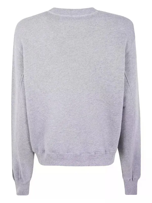 BY MALENE BIRGER Embroidered-logo Crew-neck Sweatshirt - Grey