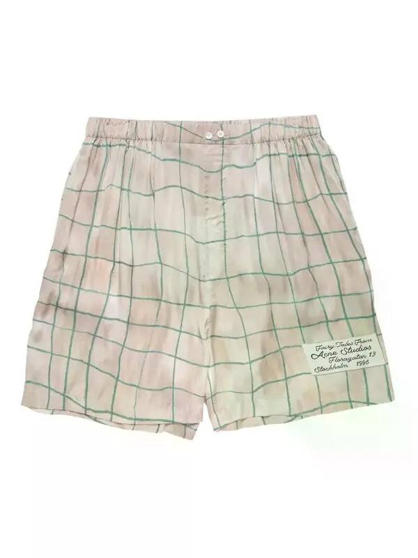 Acne Studios Check-pattern Shorts