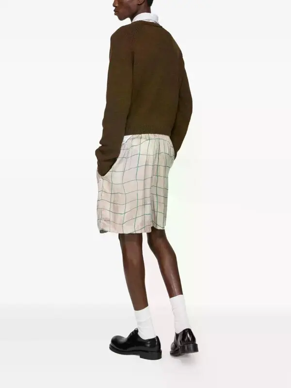 Acne Studios Check-pattern Shorts
