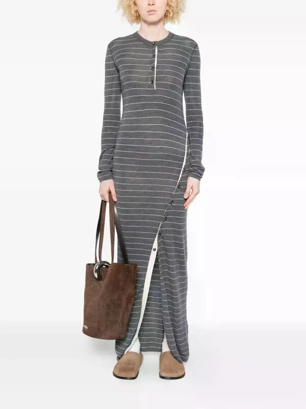 Nanushka Dakoa Striped Maxi Dress