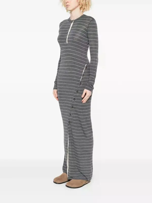Nanushka Dakoa Striped Maxi Dress