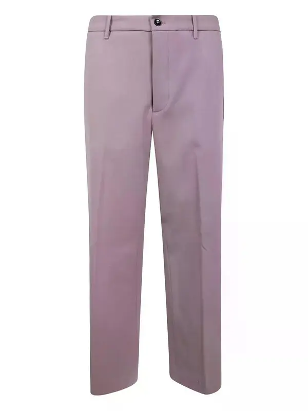 NINE:INTHE:MORNING Button-fastening Wool Trousers - Pink