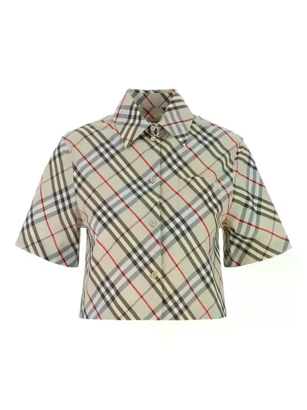 Burberry Check-pattern Short-sleeve Shirt