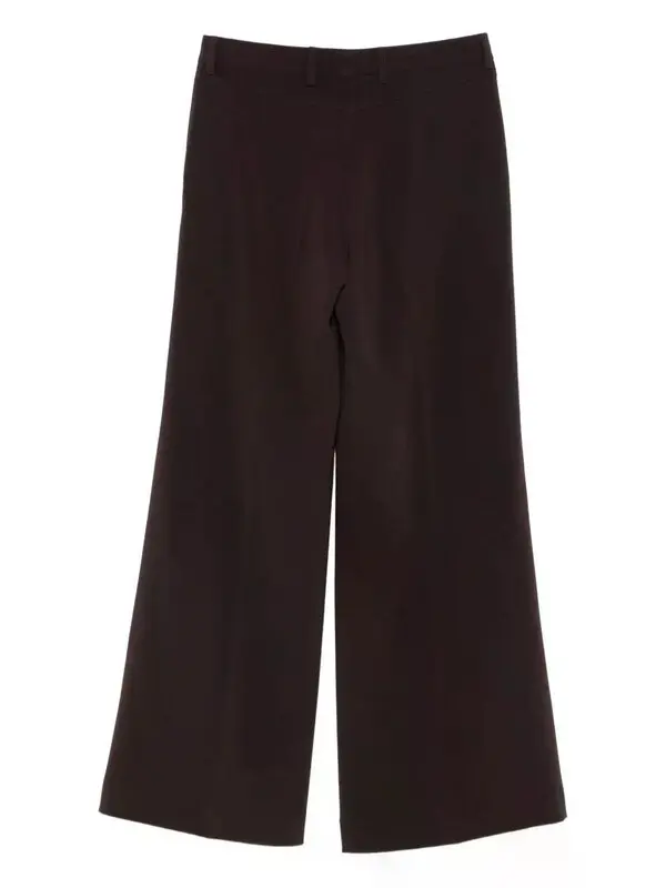 Alberto Biani Wide-leg Trousers - Brown