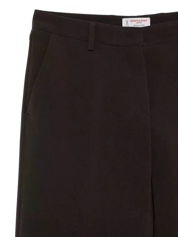 Alberto Biani Wide-leg Trousers - Brown