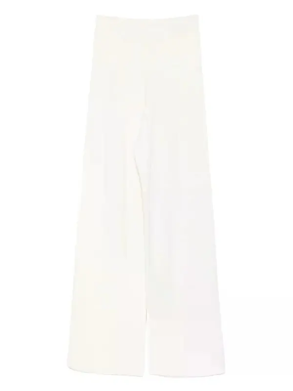 Fabiana Filippi Ribbed Trousers - White