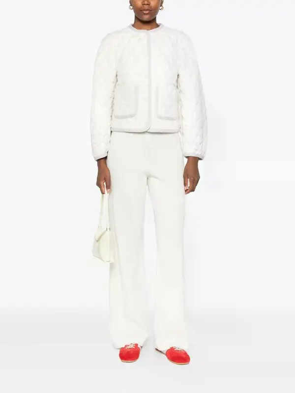 Fabiana Filippi Ribbed Trousers - White