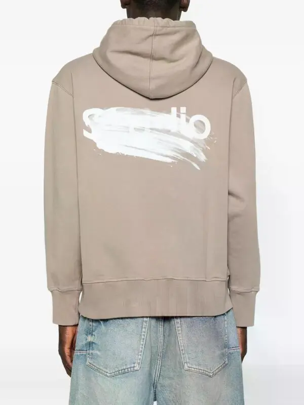 Études Studio Paint-splatter Graphic Hoodie