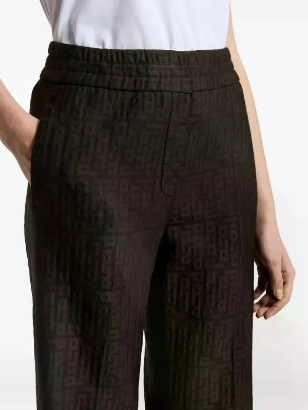 Peserico Geometric-pattern Trousers